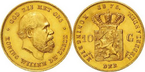 10 Dutch guilders (1875-1933)
